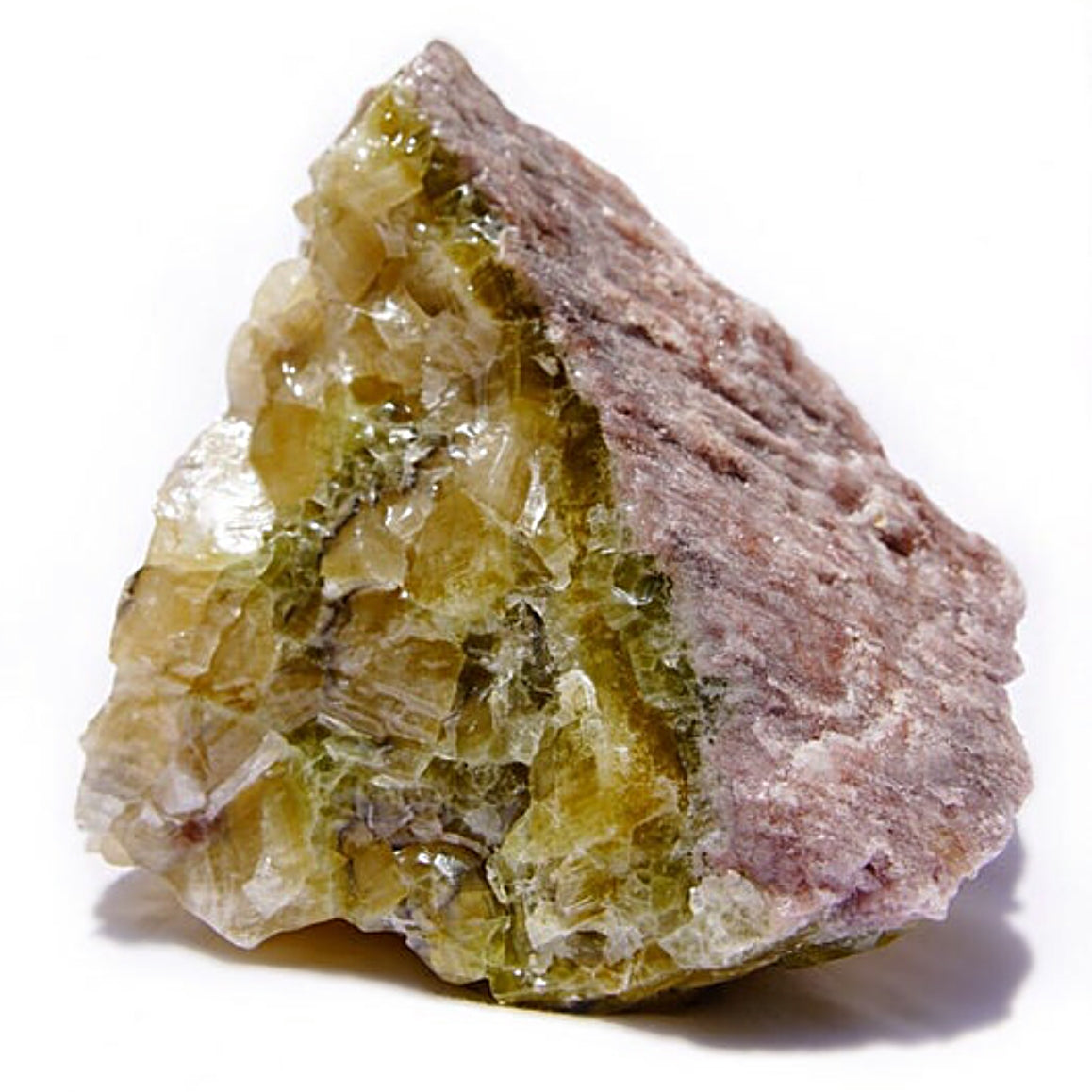 Rare Olive and Lavender Semi-polished Calcite Stone – The American ...